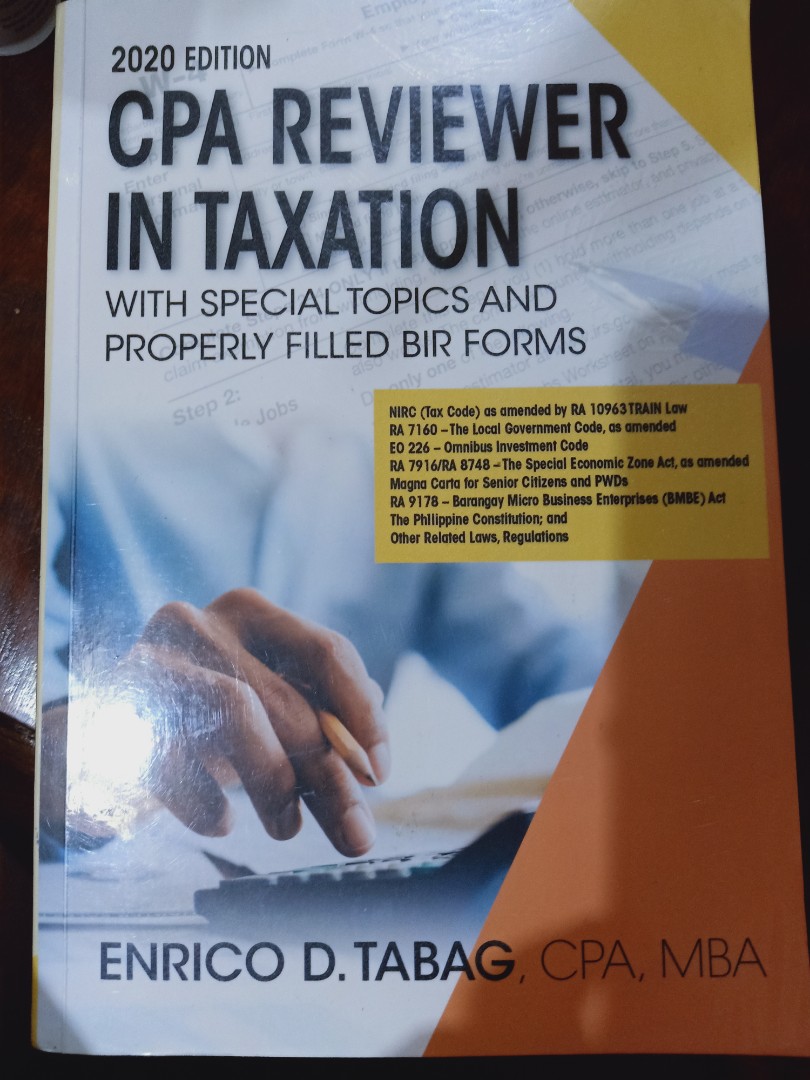 CPA Reviewer in Taxation, Hobbies & Toys, Books & Magazines, Textbooks ...
