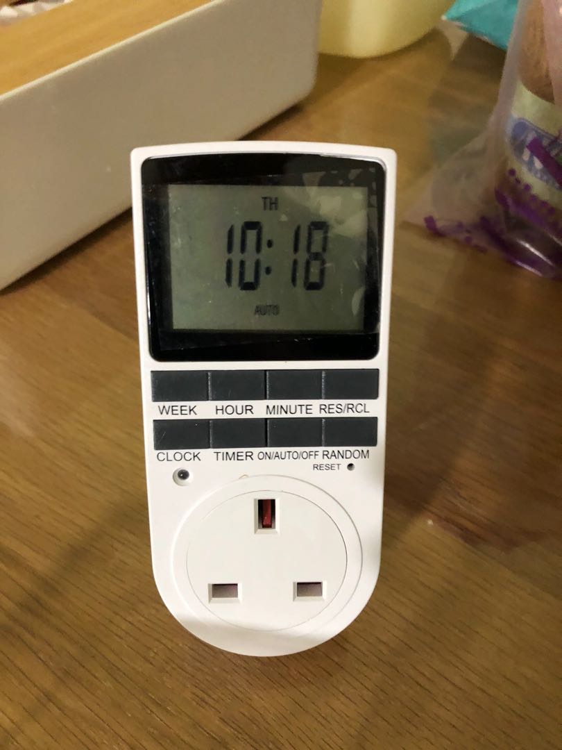 Digital Timer Socket, TV & Home Appliances, Electrical, Adaptors ...