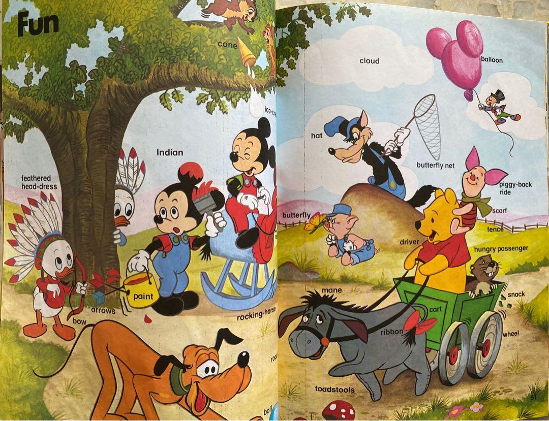 150+page Disney - Words that Name Things, Hobbies & Toys, Books ...