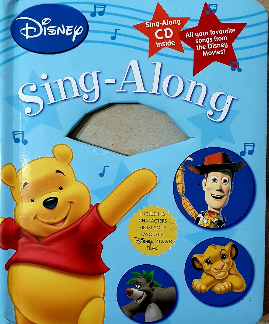 Disney Sing-Along books, Hobbies & Toys, Books & Magazines, Children's ...