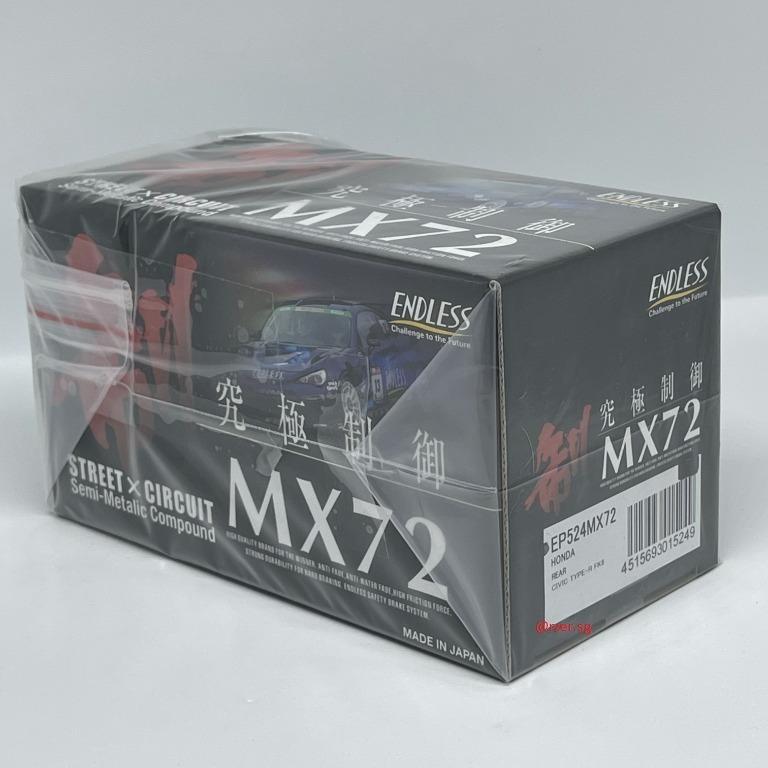 Endless Brake Pad MX72 Japanese Models CT9A CZ4A FD2R FK8 AP1 AP2 FC1 ...