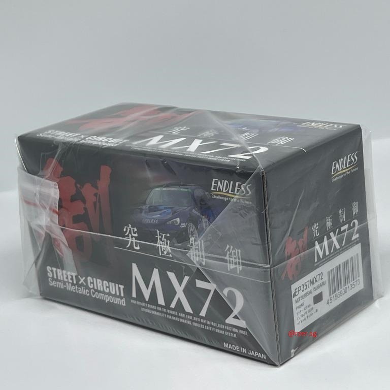 Endless Brake Pad MX72 Japanese Models CT9A CZ4A FD2R FK8 AP1 AP2 FC1 ...