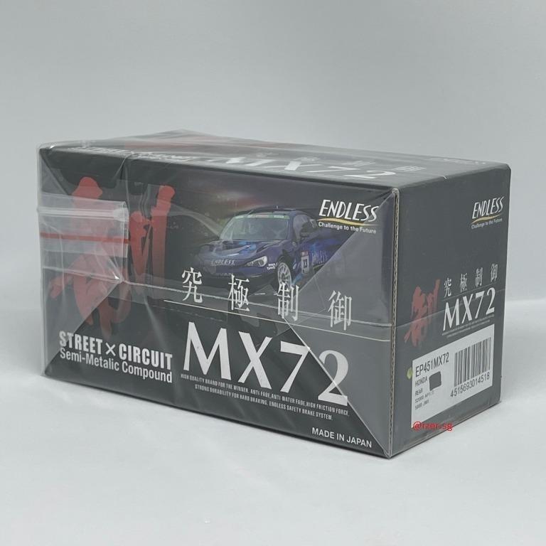 Endless Brake Pad MX72 Japanese Models CT9A CZ4A FD2R FK8 AP1 AP2 FC1 ...