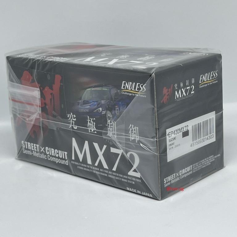 Endless Brake Pad MX72 Japanese Models CT9A CZ4A FD2R FK8 AP1 AP2 FC1 ...