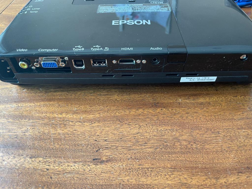 Epson Powerlite LCD projector H478A, TV & Home Appliances, TV ...