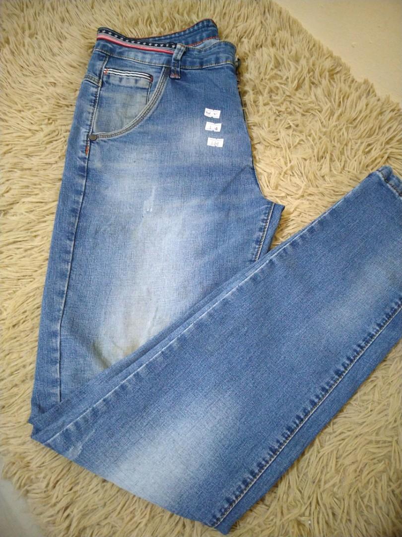 Fast fish blue denim pants, Women's Fashion, Bottoms, Jeans on Carousell