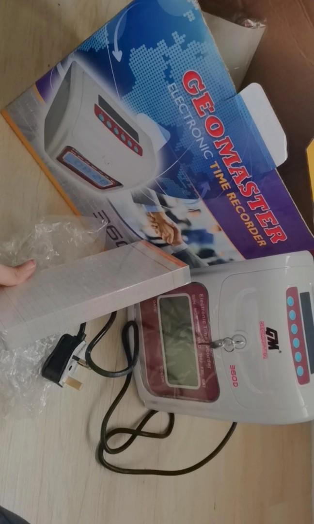 Geomaster Electronic Time Recorder, Health & Nutrition, Health Monitors ...