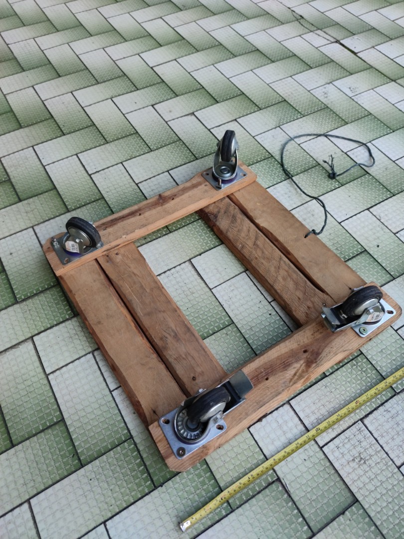 Heavyweight Trolley with high quality wheels 2ft X 2ft, Self Made ...