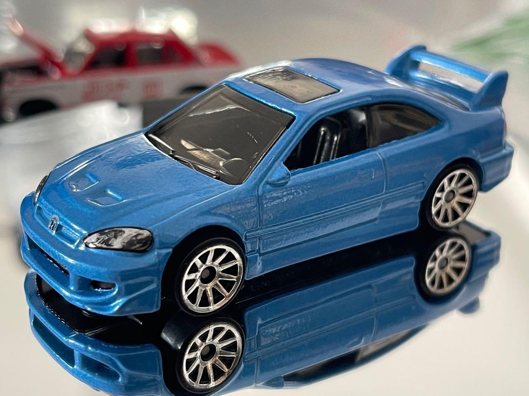 Hot Wheels Honda Civic Si Blue ONLY (Loose Riveted), Hobbies & Toys ...