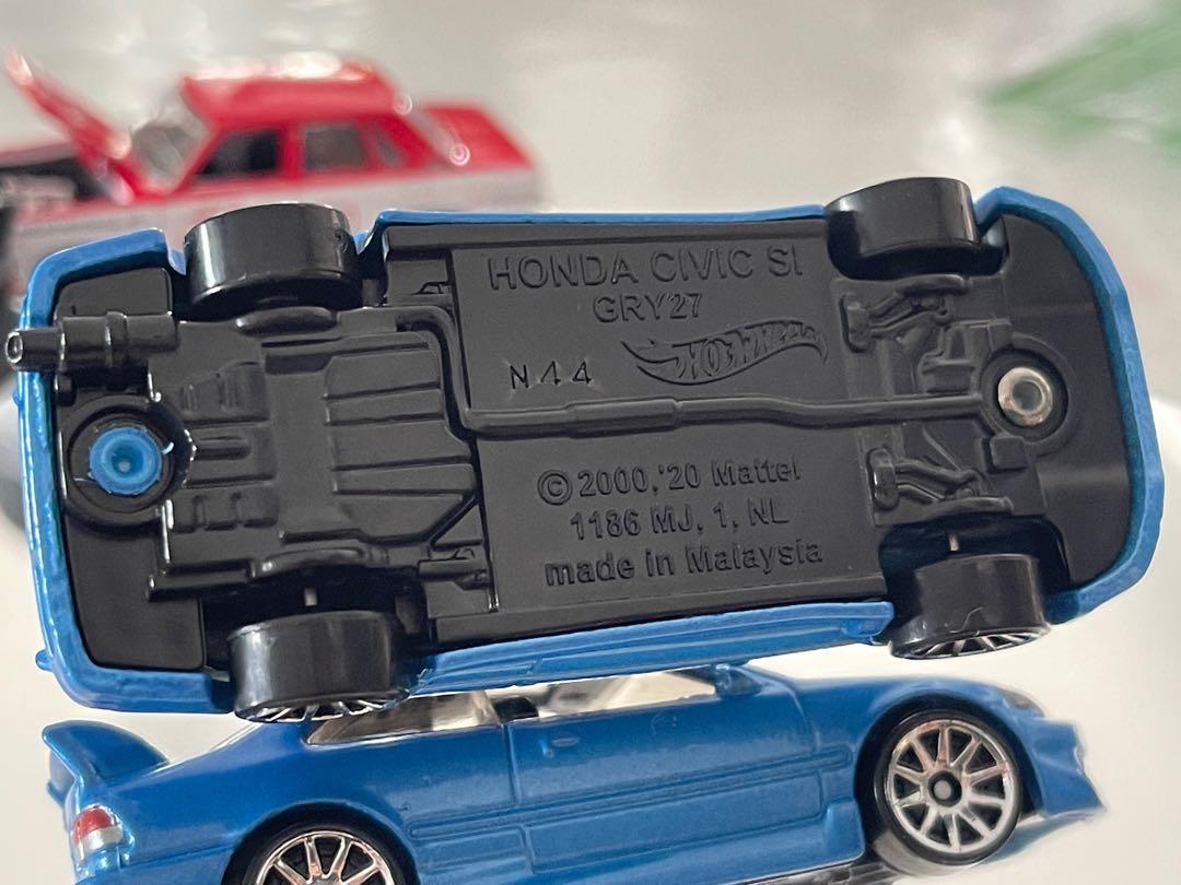 Hot Wheels Honda Civic Si Blue ONLY (Loose Riveted), Hobbies & Toys ...