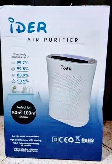 IDER NEW IMPROVED AIR PURIFIER WITH UV LIGHT, TV & Home Appliances, Air ...