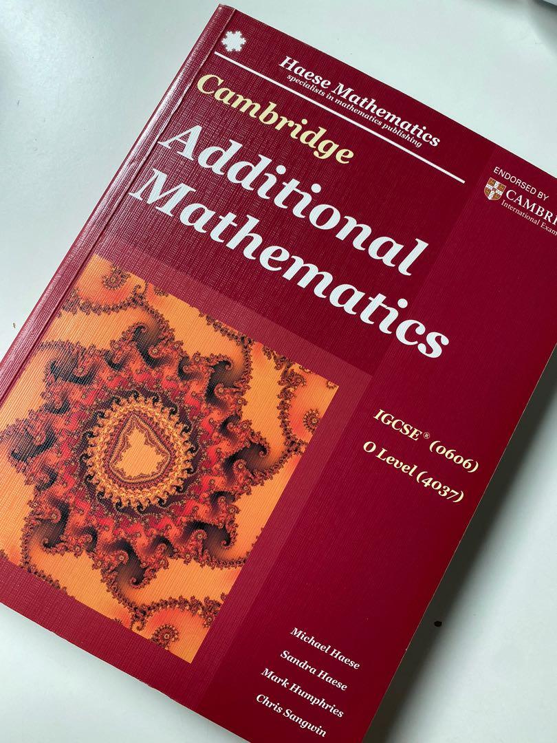 IGCSE additional math textbook, Hobbies & Toys, Books & Magazines ...