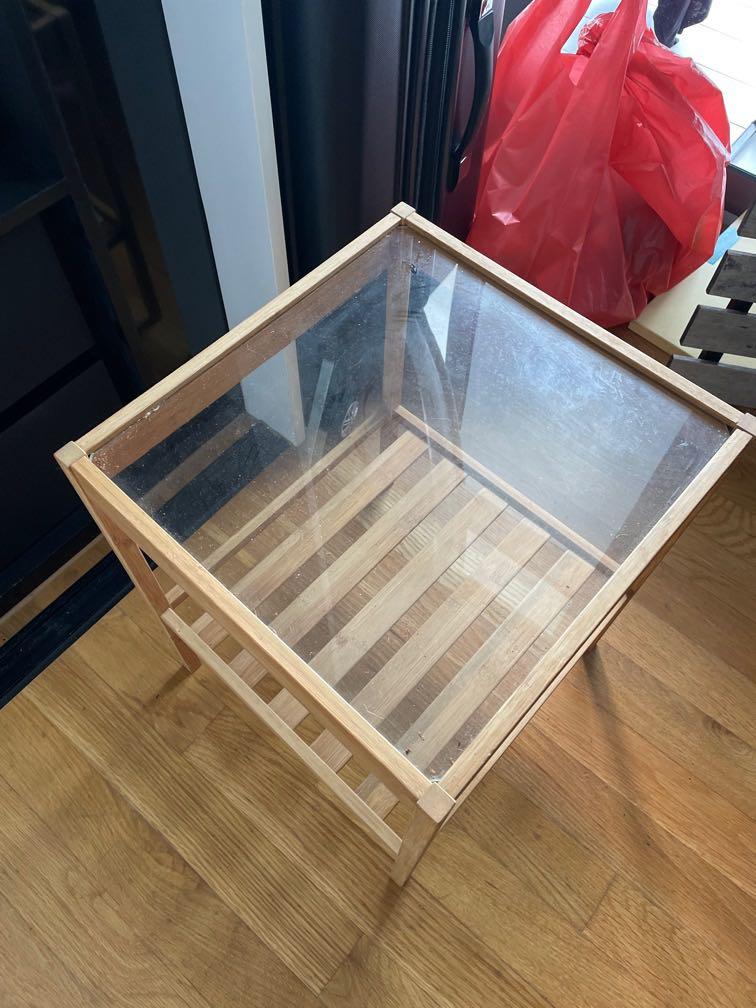 IKEA NESNA bedside table, Furniture & Home Living, Furniture, Tables ...