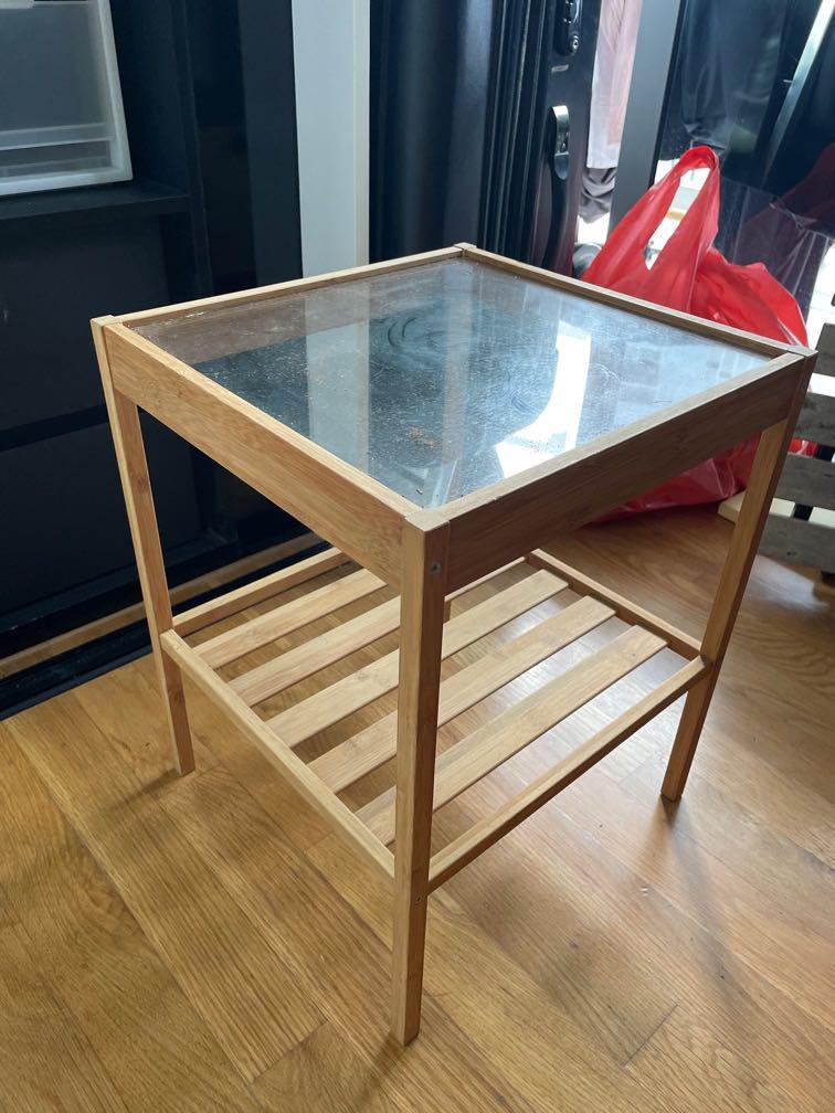 IKEA NESNA bedside table, Furniture & Home Living, Furniture, Tables ...