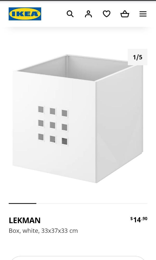 Kallax Storage boxes, Furniture & Home Living, Furniture, Shelves ...