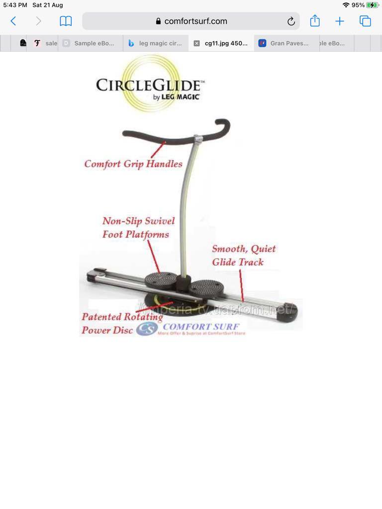 Leg Magic Circle, Sports Equipment, Exercise & Fitness, Cardio ...