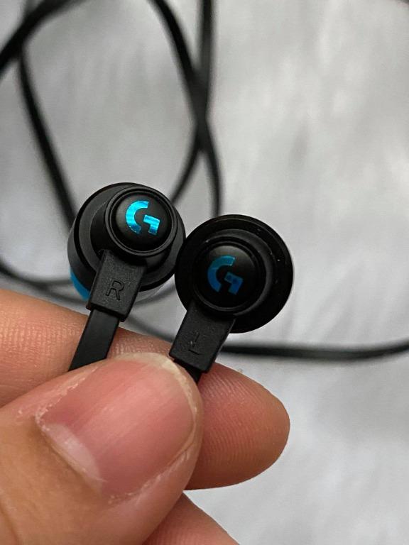 LOGITECH G333 GAMING EARPHONES WITH MIC (BLACK), Audio, Earphones on ...