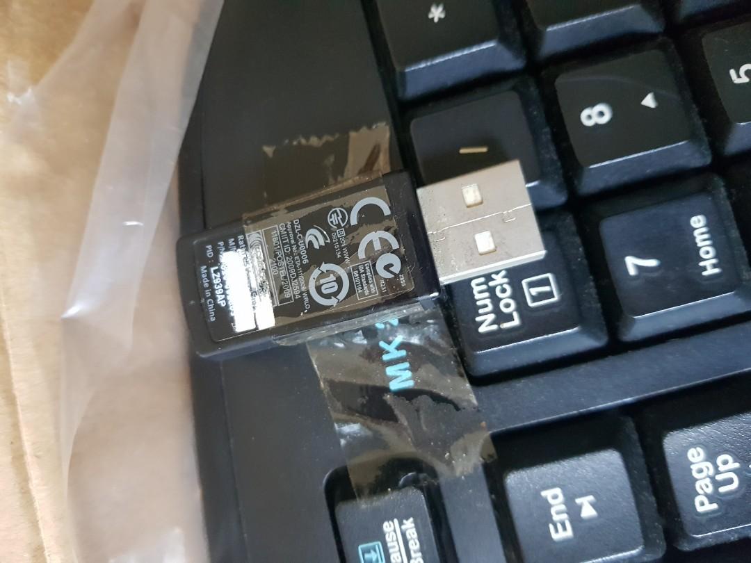 Logitech Mk250 Wireless Keyboard Computers And Tech Parts And Accessories Computer Keyboard On