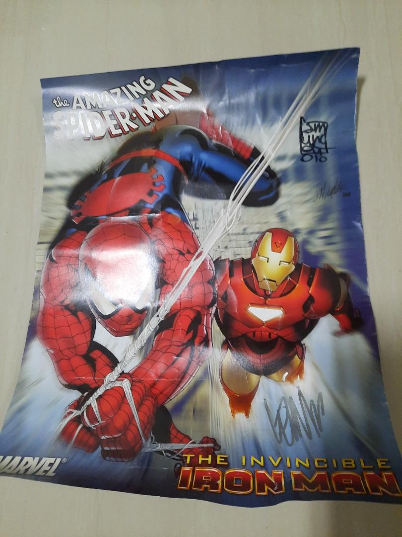 Marvel poster with artist signatures, Hobbies & Toys, Memorabilia ...