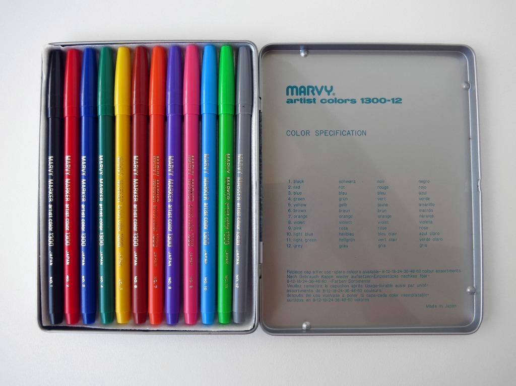 Marvy Watercolor Markers, Hobbies & Toys, Stationary & Craft, Craft ...