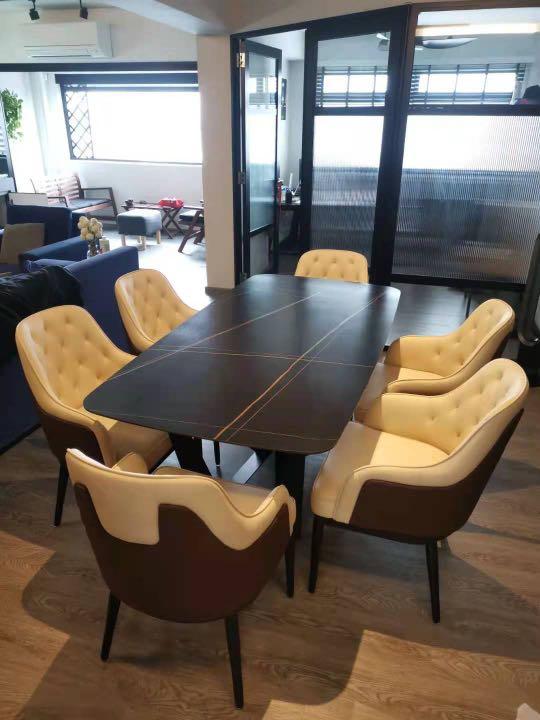 MATTHIAS Designer Series - Luxury Leather True Comfort Dining Chair ...