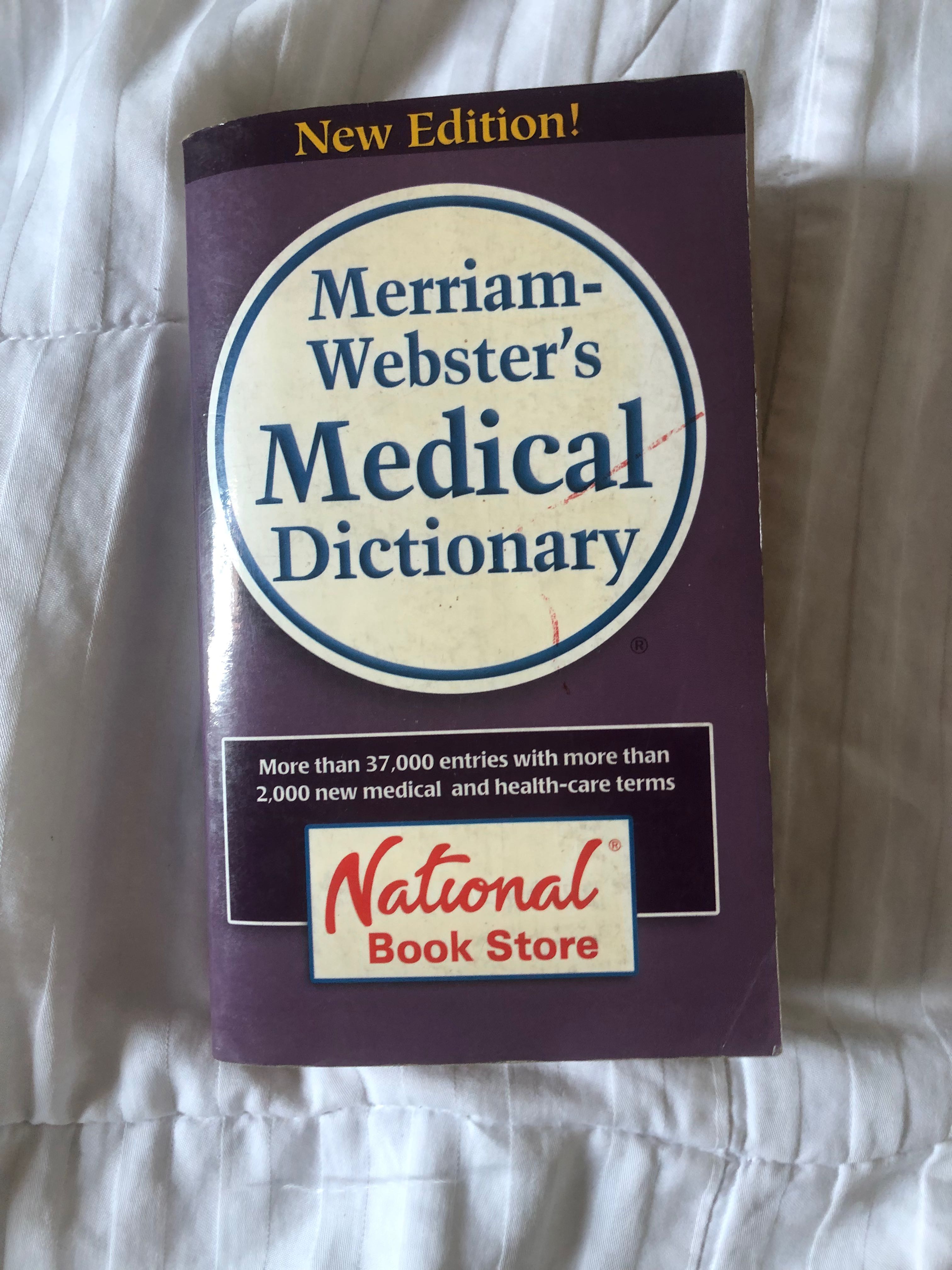 Merriam Webster's Medical Dictionary, Hobbies & Toys, Books & Magazines ...