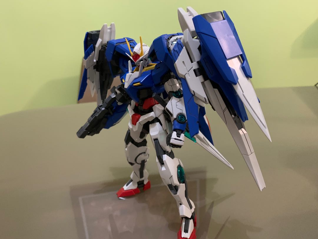 [賣小朋友]MG 1/100 Gundam Double O 00 Raiser 素組完成品, 興趣及遊戲, 玩具 & 遊戲類 - Carousell