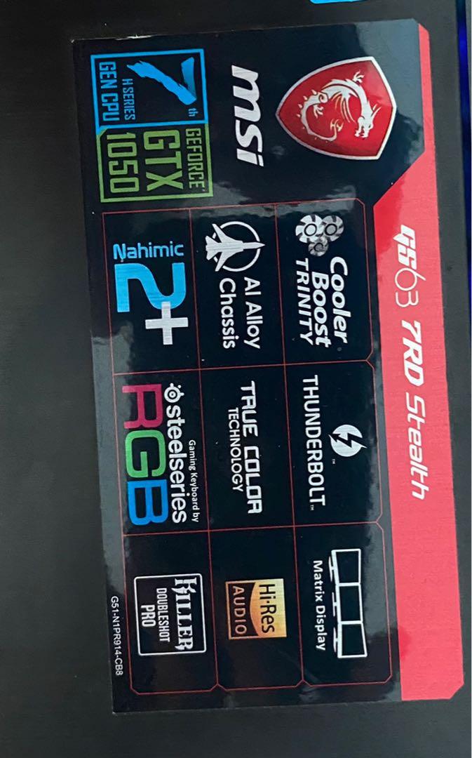 MSI MS16K4 Gaming Laptop, Computers & Tech, Laptops & Notebooks on ...