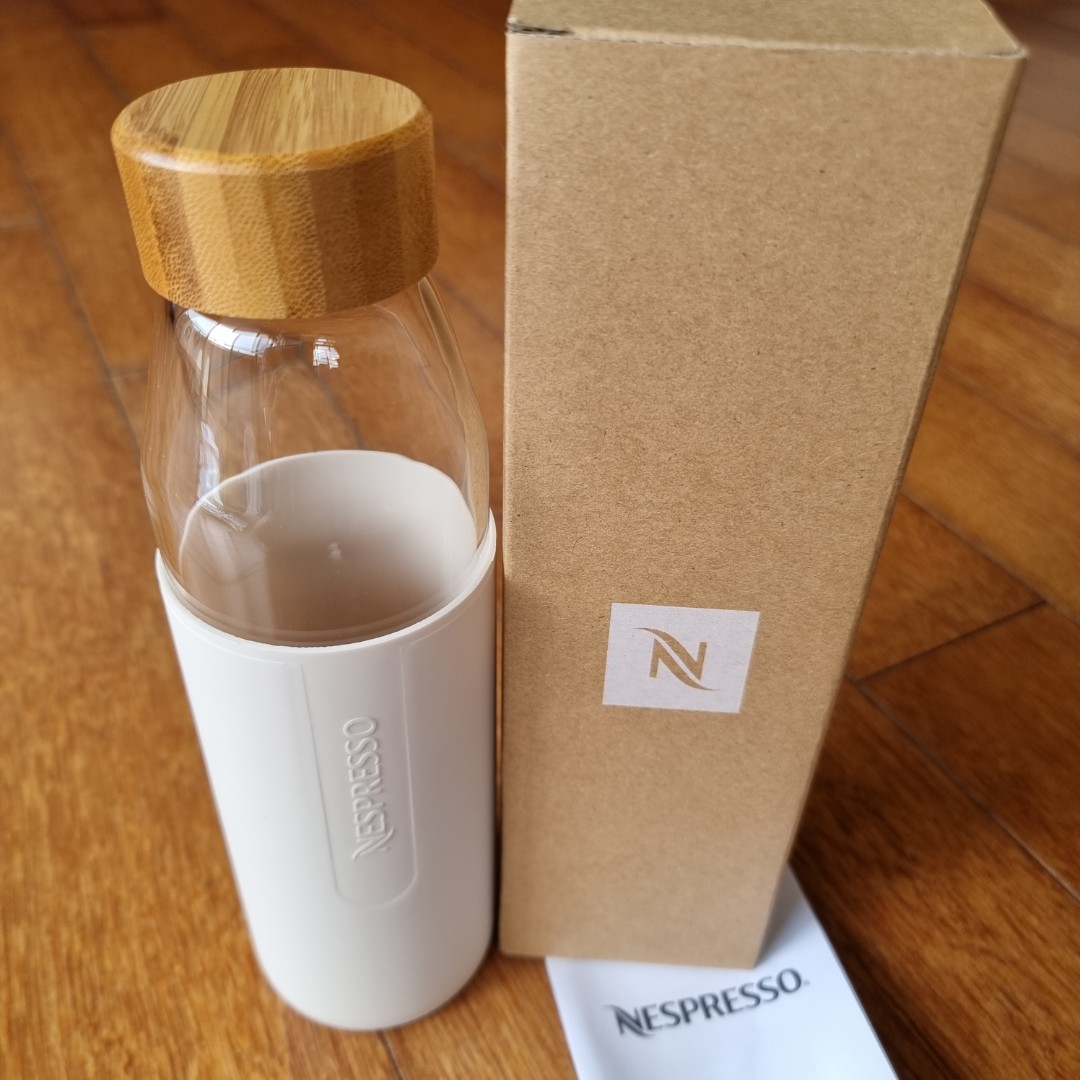 Nespresso 500ml Glass Bottle, Furniture & Home Living, Kitchenware ...