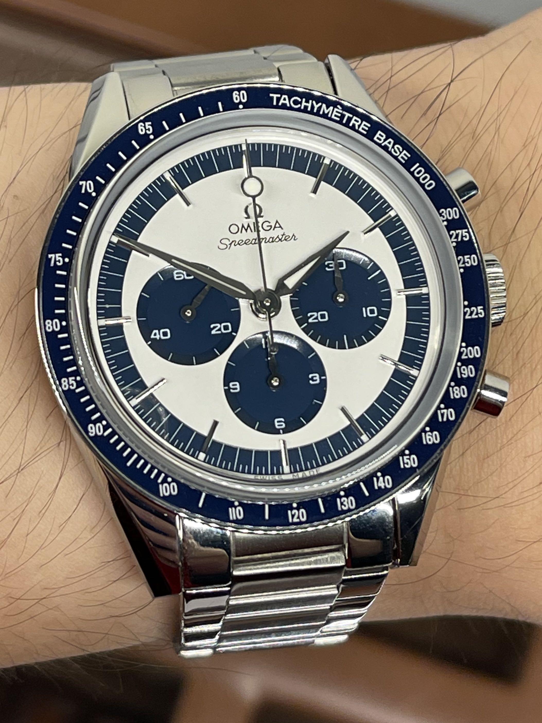 Omega Speedmaster ck2998 (blue panda), Luxury, Watches on Carousell