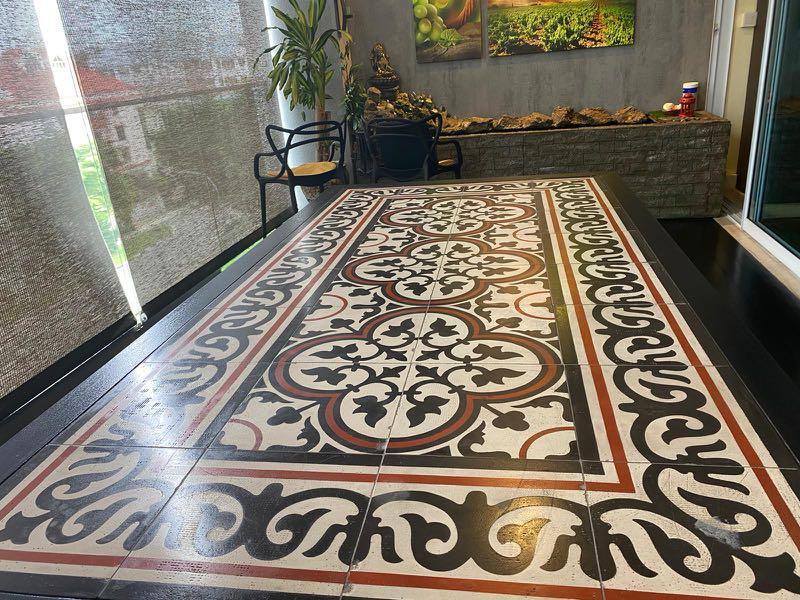 Outdoor Peranakan dining Table, Furniture & Home Living, Furniture ...