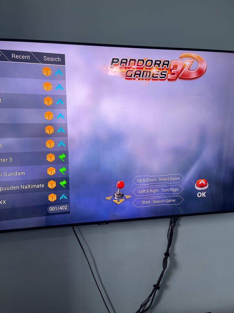 Pandora Box 3D Wifi with 4018 games, Video Gaming, Video Game Consoles ...