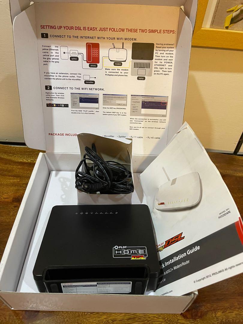 PLDT WiFi modem router, Computers & Tech, Office & Business Technology ...