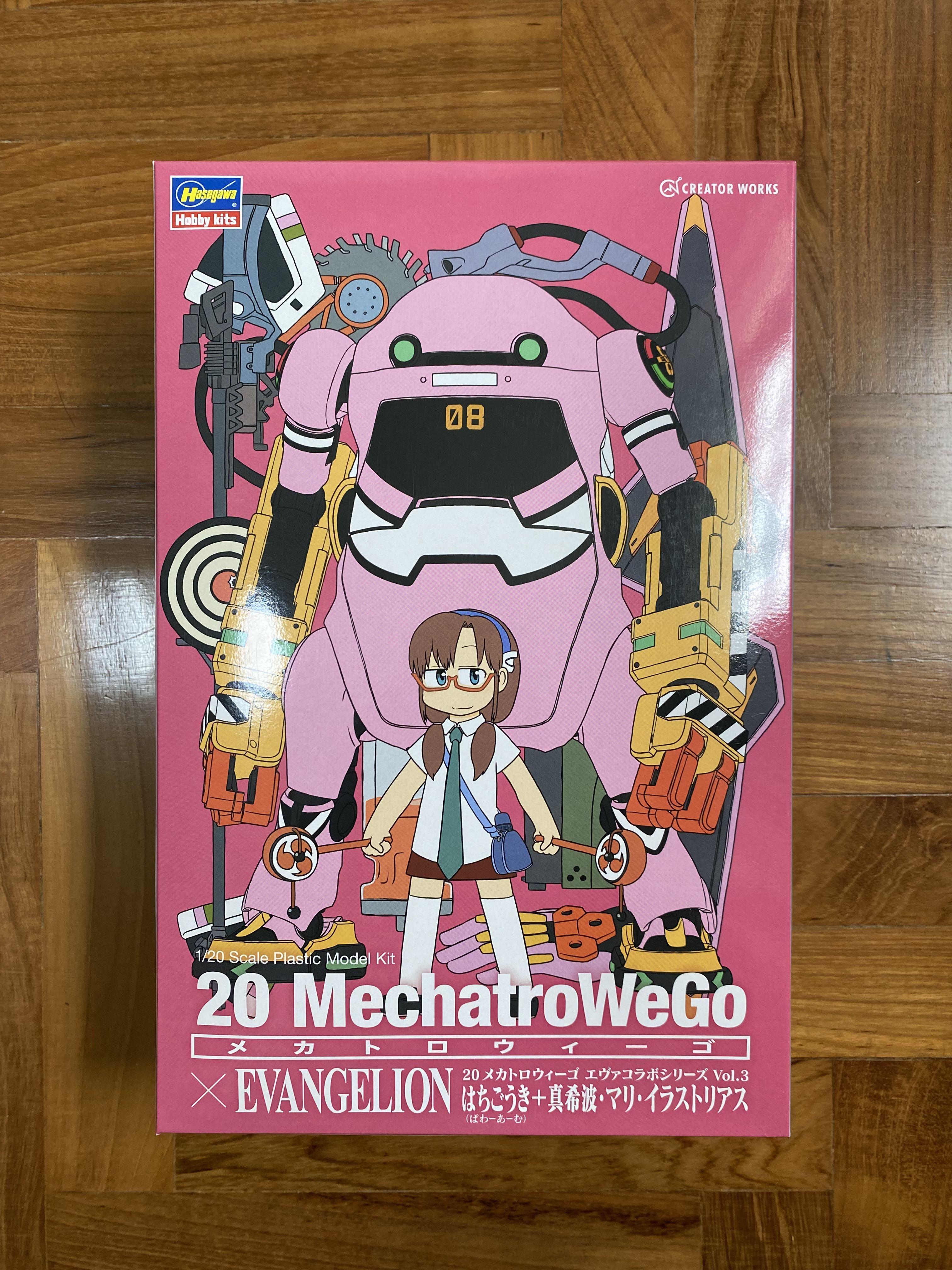 1/20 Mechatro Wego EVA Collaboration Series Vol 3 Unit-08 Power Arm + Makinami Mari Illustrious ...
