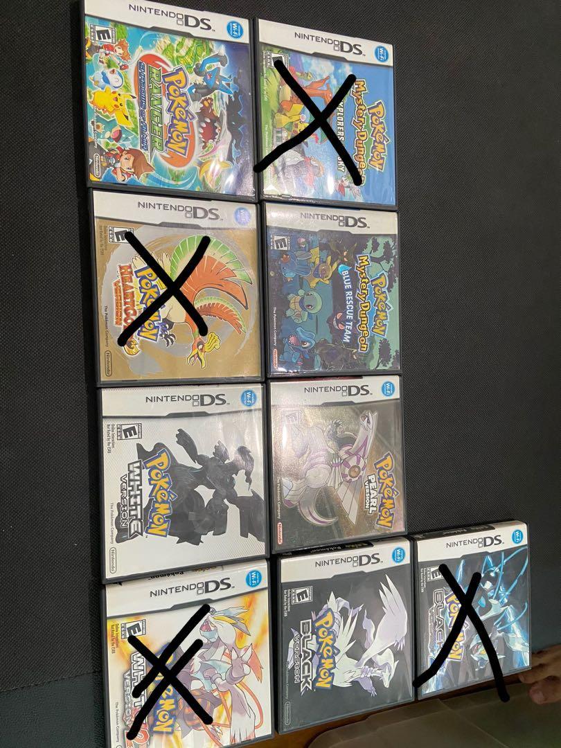 pokemon nintendo ds games, Video Gaming, Video Games, Nintendo on Carousell