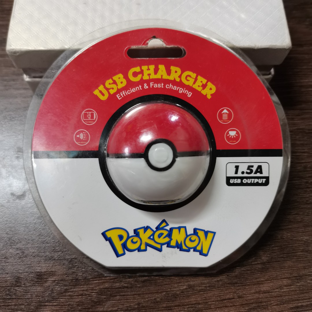 POKEMON USB Charger Port, Mobile Phones & Gadgets, Mobile & Gadget ...