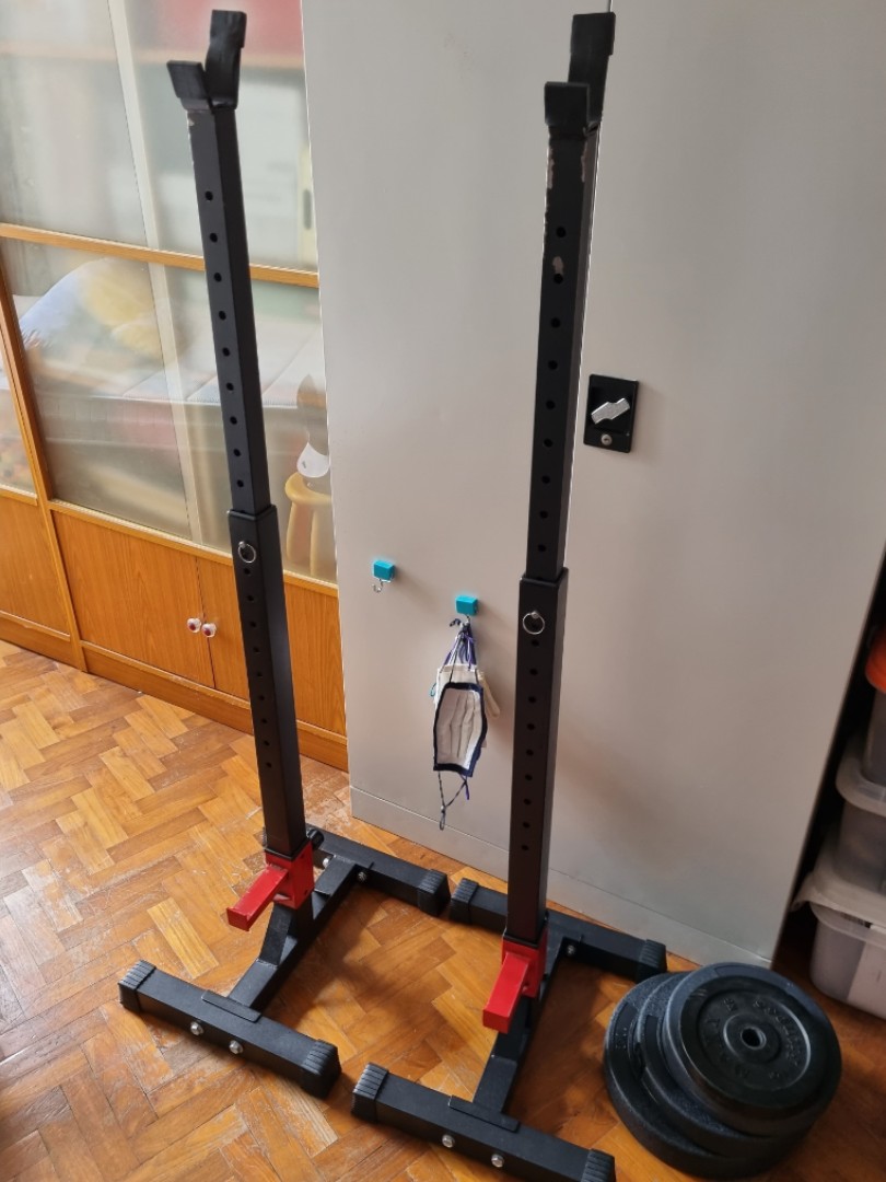 Portable squat rack, Sports Equipment, Exercise & Fitness, Cardio ...
