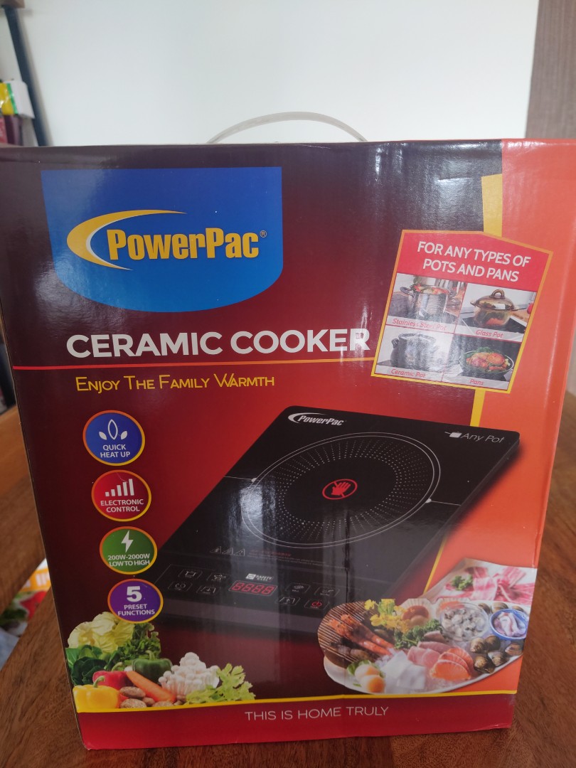 PowerPac Ceramic Cooker BRAND NEW, TV & Home Appliances, Other Home ...