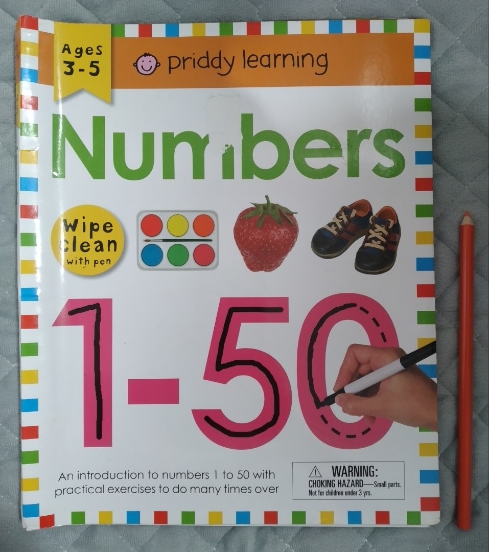 Priddy Learning: Numbers 1-100 (wipe clean), Hobbies & Toys, Books ...