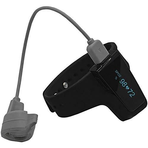 Pulox by Viatom Checkme O2 Smart Wrist Pulse Oximeter with Ring Sensor ...