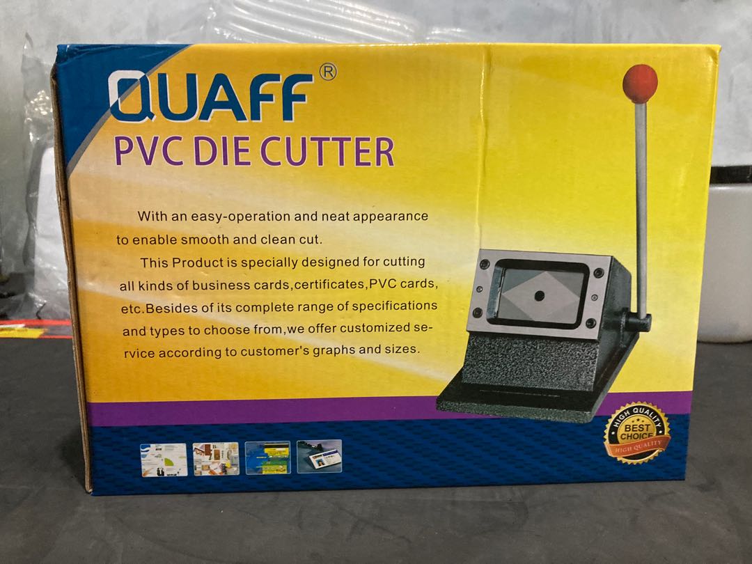 QUAF PVC Die Cutter, Hobbies & Toys, Stationary & Craft, Other ...