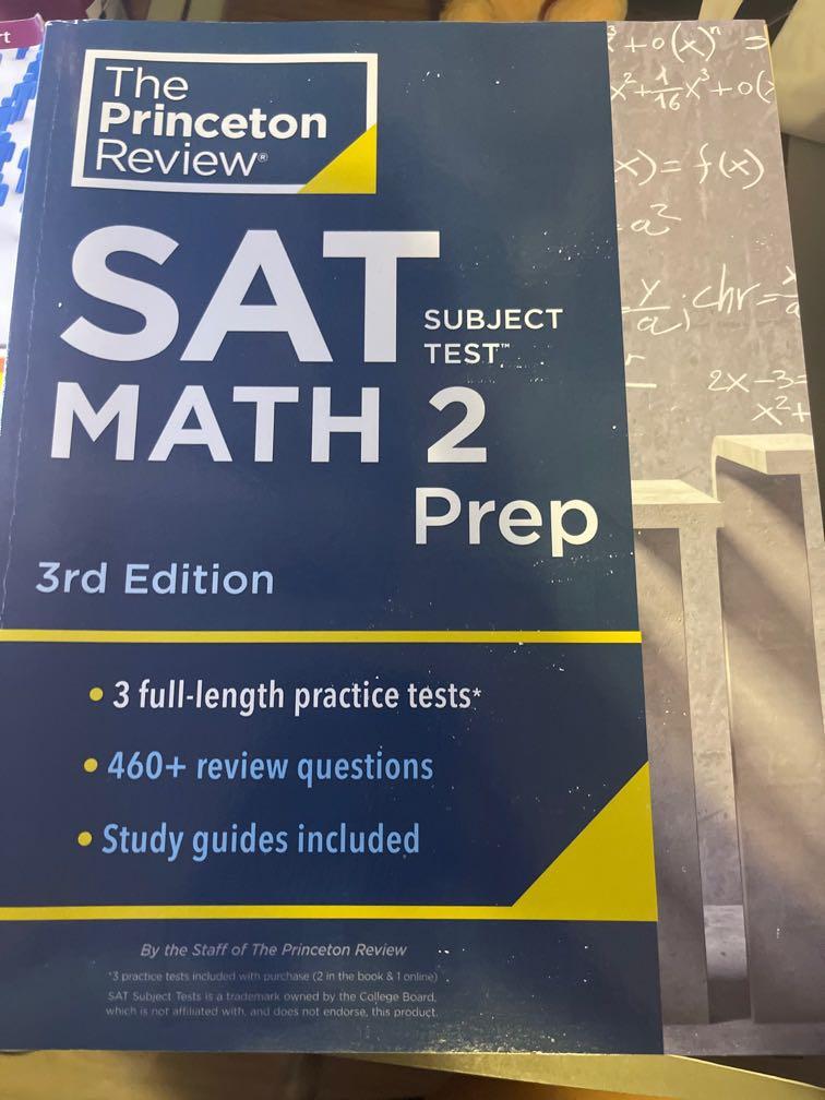 SAT Math 2 Prep, 興趣及遊戲, 書本 & 文具, 教科書 - Carousell