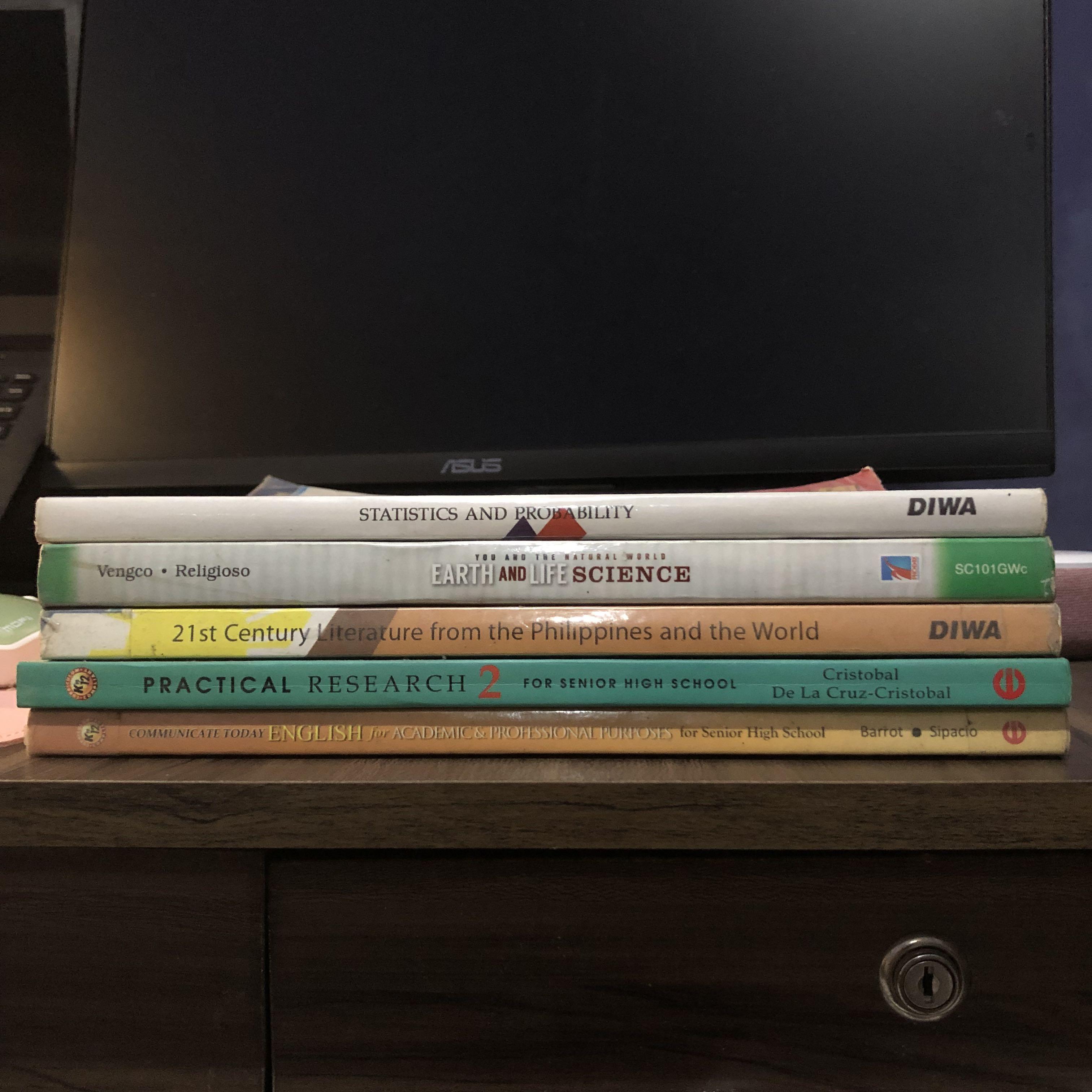 SHS Textbooks - 90 EACH (Grade 11 and 12), Hobbies & Toys, Books ...