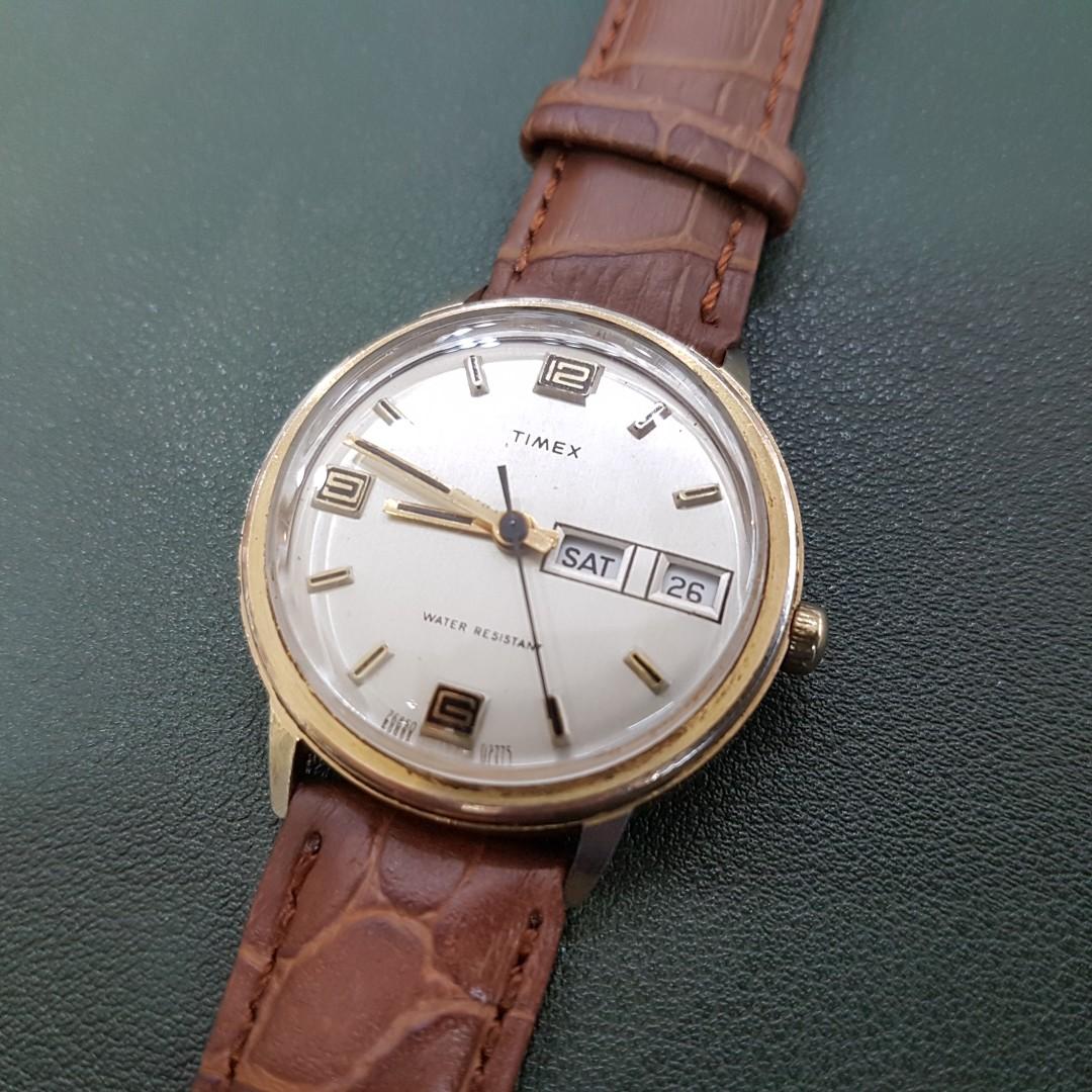 Timex Day Date Watch, Luxury, Watches on Carousell