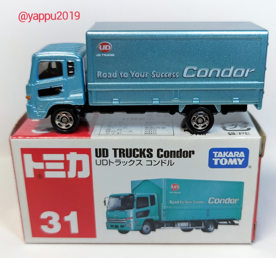 Tomica No. 31 UD Trucks Condor (2012/retired), Hobbies & Toys, Toys & Games on Carousell
