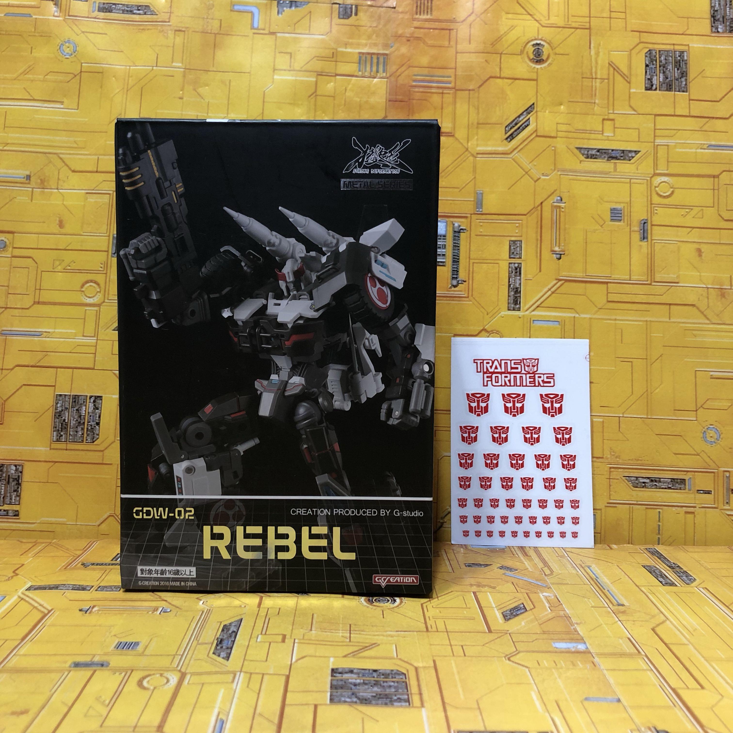 Transformers GCreation G-Creation - GDW-02 GDW02 Rebel (aka Masterpiece ...