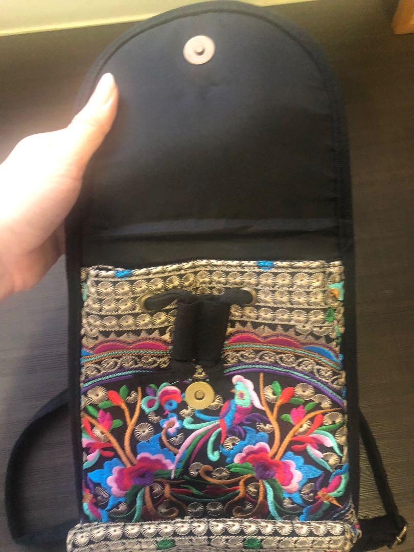 Tribal traditional backpack, Women's Fashion, Bags & Wallets, Backpacks ...