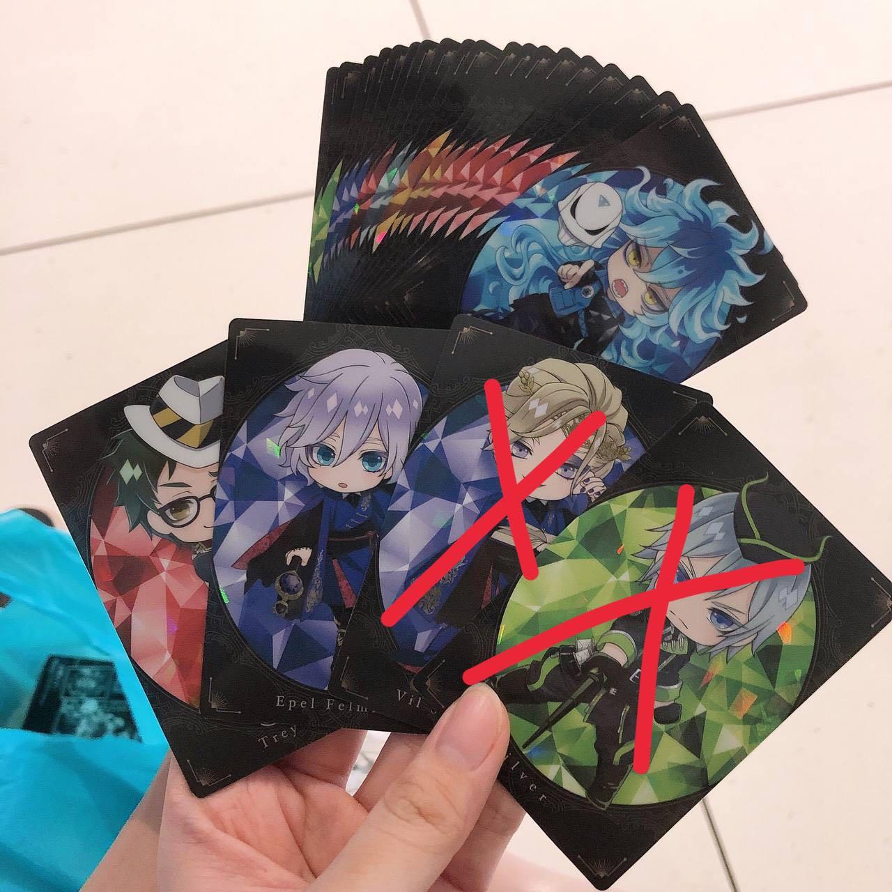 [BOTH $3 MAILED] Twisted Wonderland TWST Disney Candy Card Bandai Cards ...