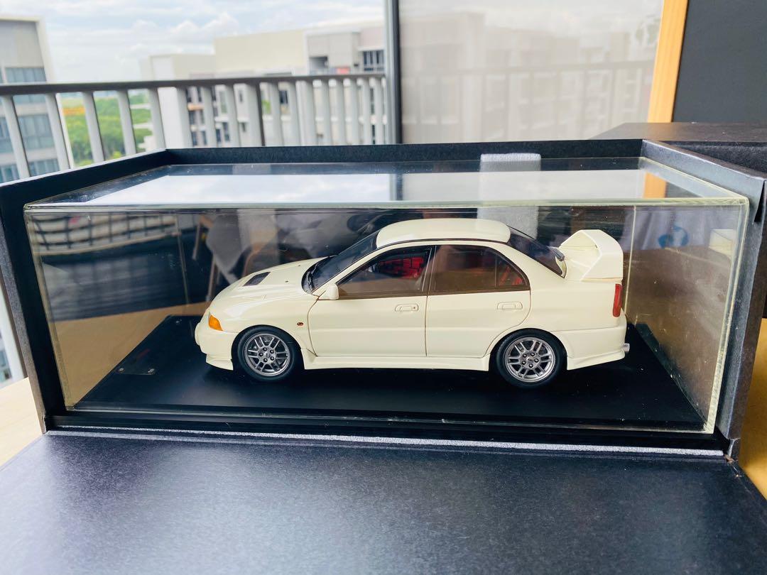 1/18 Mitsubishi Lancer Evolution IV White, Hobbies & Toys, Toys & Games ...