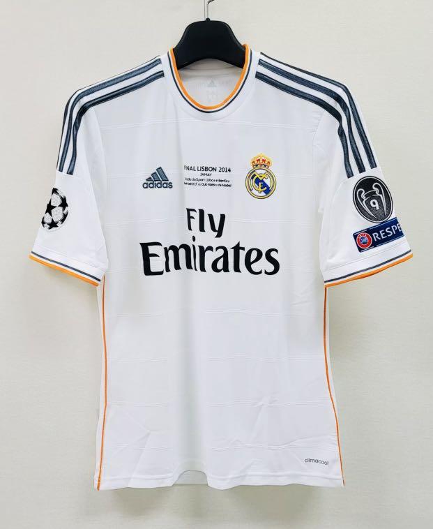 13/14 Real Madrid Ucl Home Kit Ronaldo #7 Match Details, Men's Fashion ...
